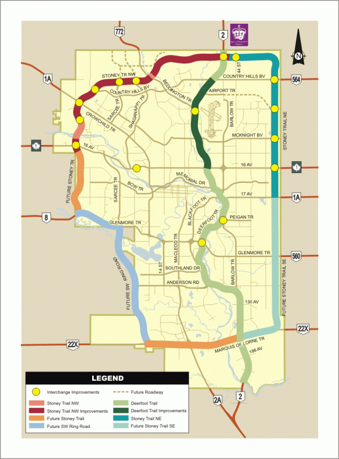 The Ring Road System – The Provincial Road (2001 to 2012) – Calgary ...