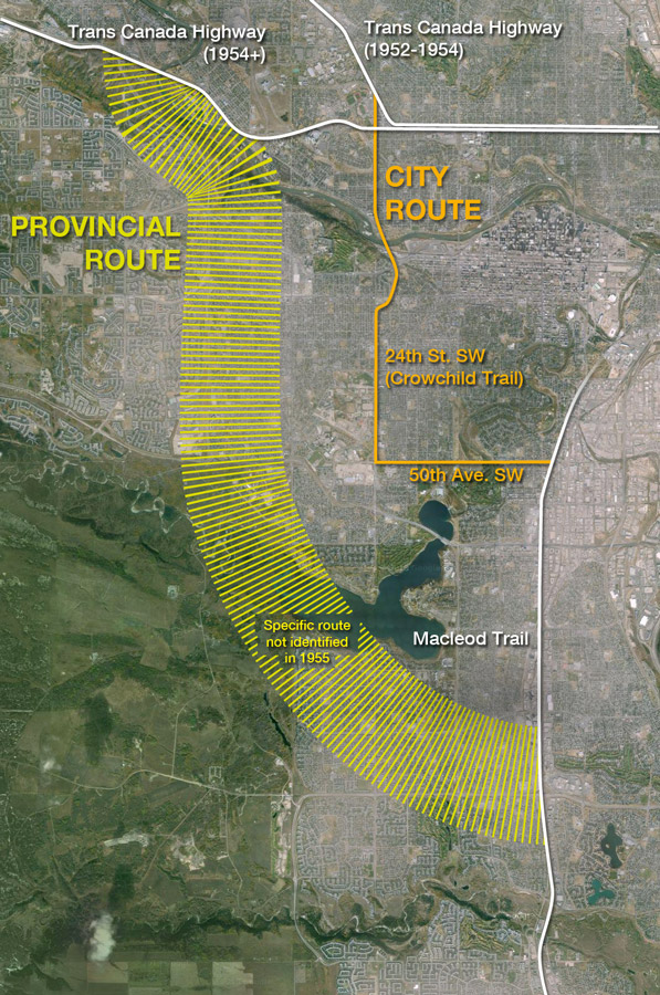 The Origins of the Southwest Ring Road – Calgary Ring Road
